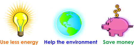 Energy Saving Products such as Long Life Light Bulbs & Controls